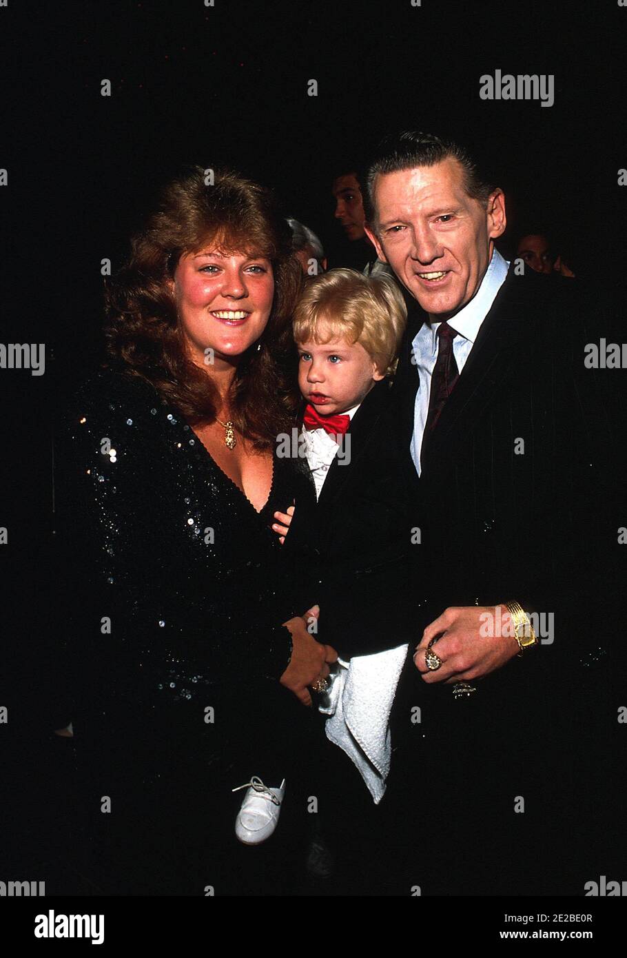 JERRY LEE LEWIS AVEC SON ÉPOUSE KERRY ET LEUR FILS JERRY Credit: Ralph ...