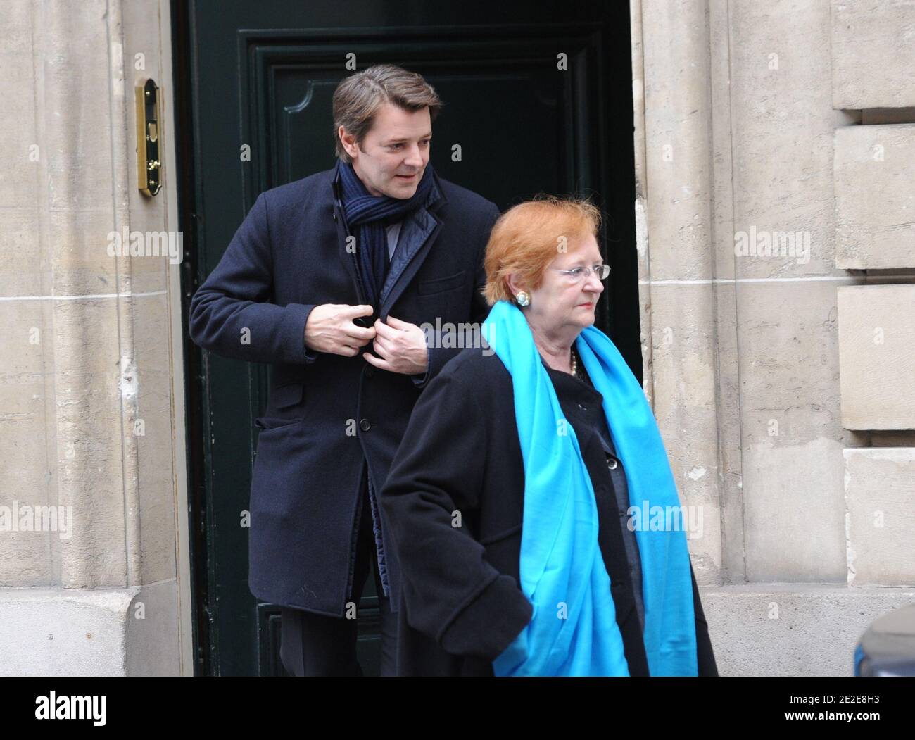 Français Finances François Baroin et sa mère Michele Paulin quittent le ...
