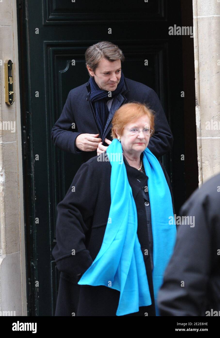 Français Finances François Baroin et sa mère Michele Paulin quittent le ...