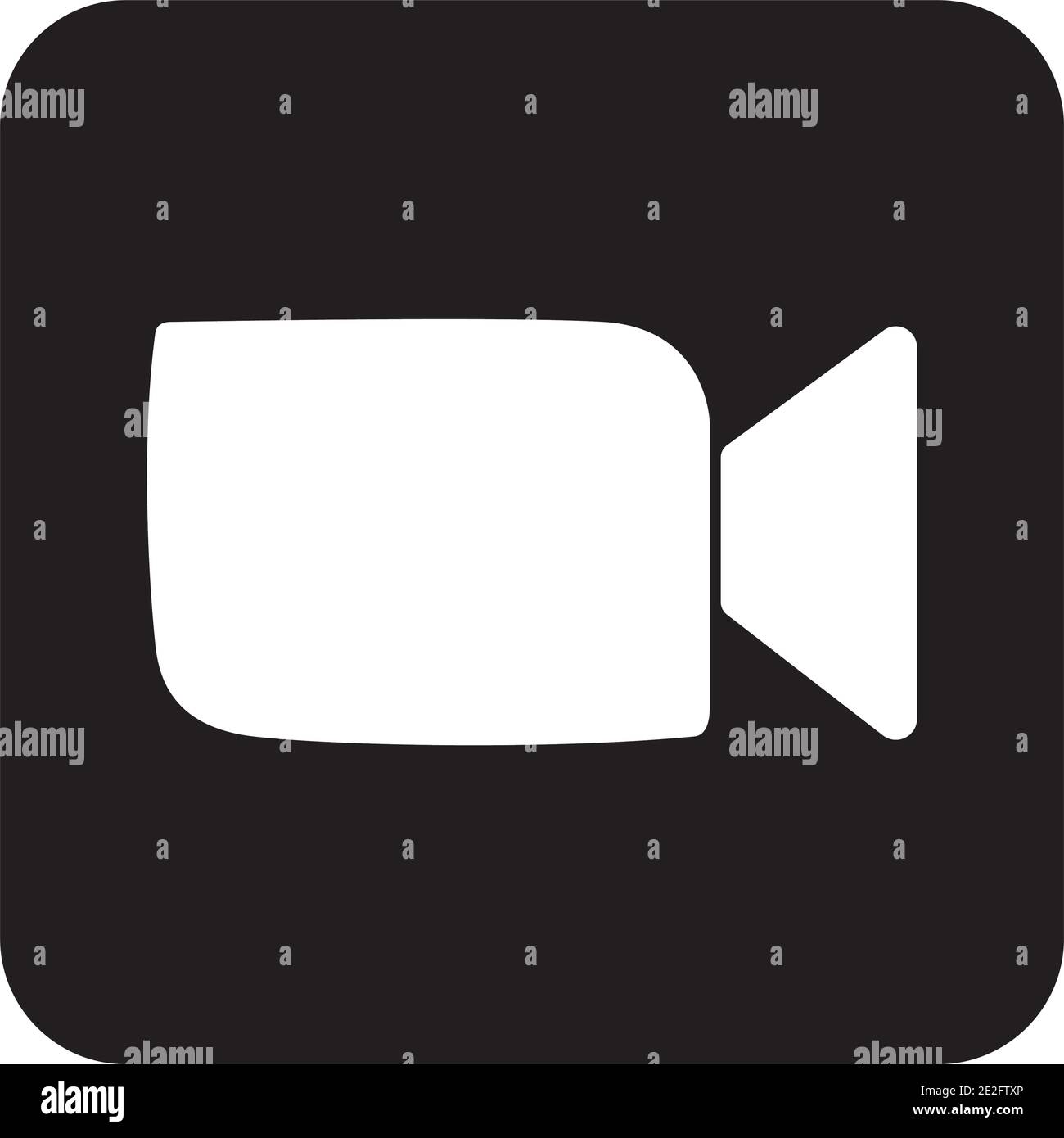 Icône de symbole de zoom sur fond blanc, silhouette, illustration ...