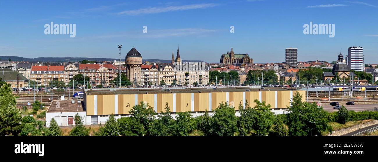 France, ville de Metz, département de Moselle, Lorraine, région ...