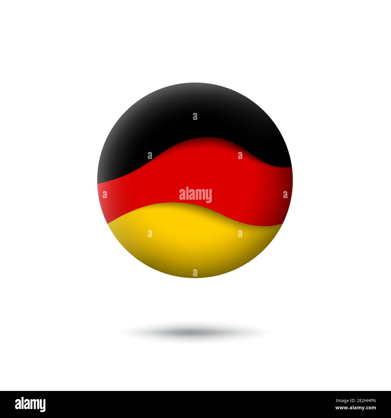 Drapeau allemagne vector dand le vent Banque de photographies et d ...