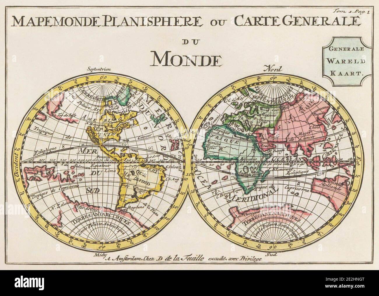 Carte Du Planisphère Banque d'image et photos - Alamy