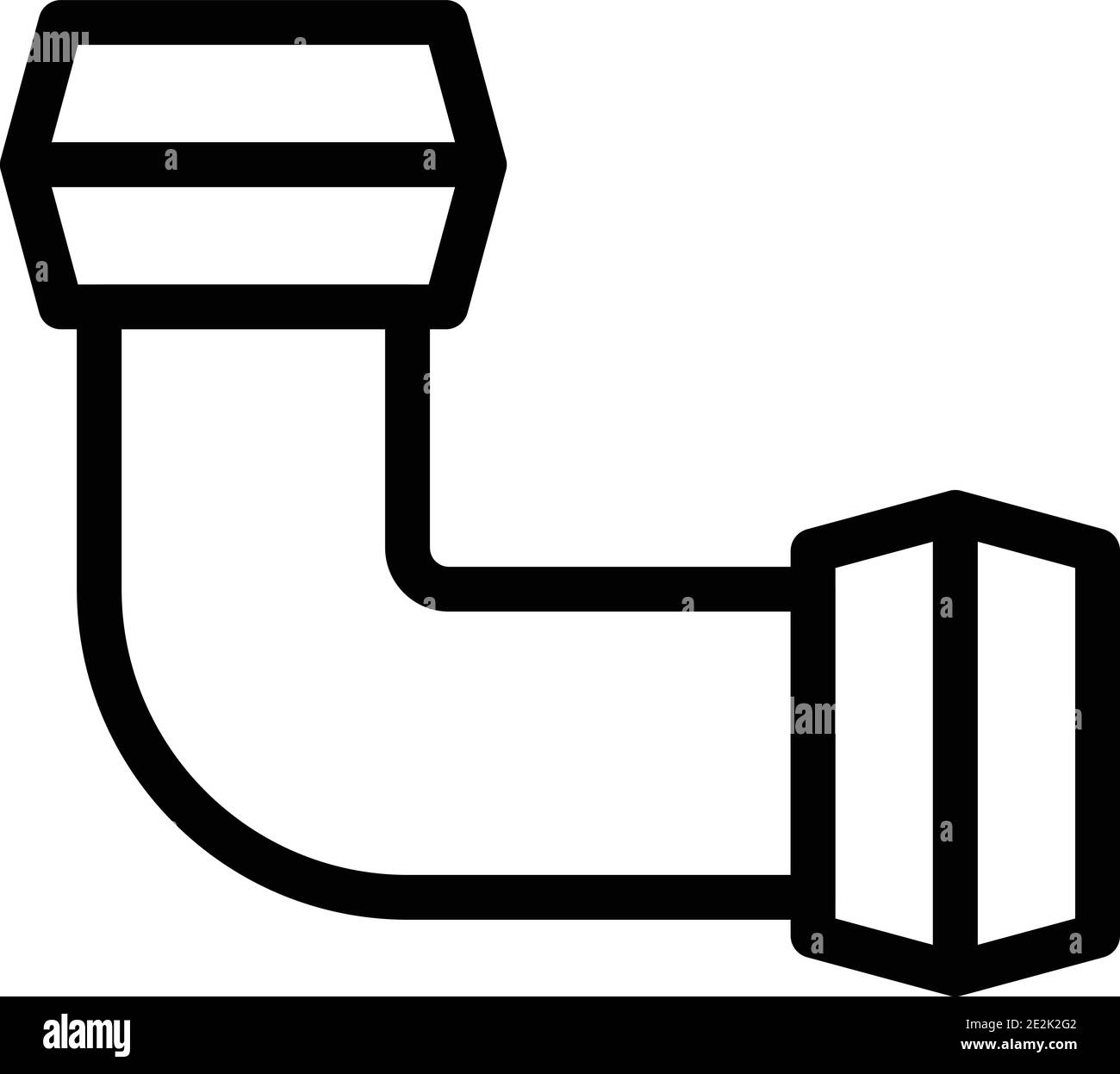 Tuyauterie En Pvc Banque d'images vectorielles - Alamy