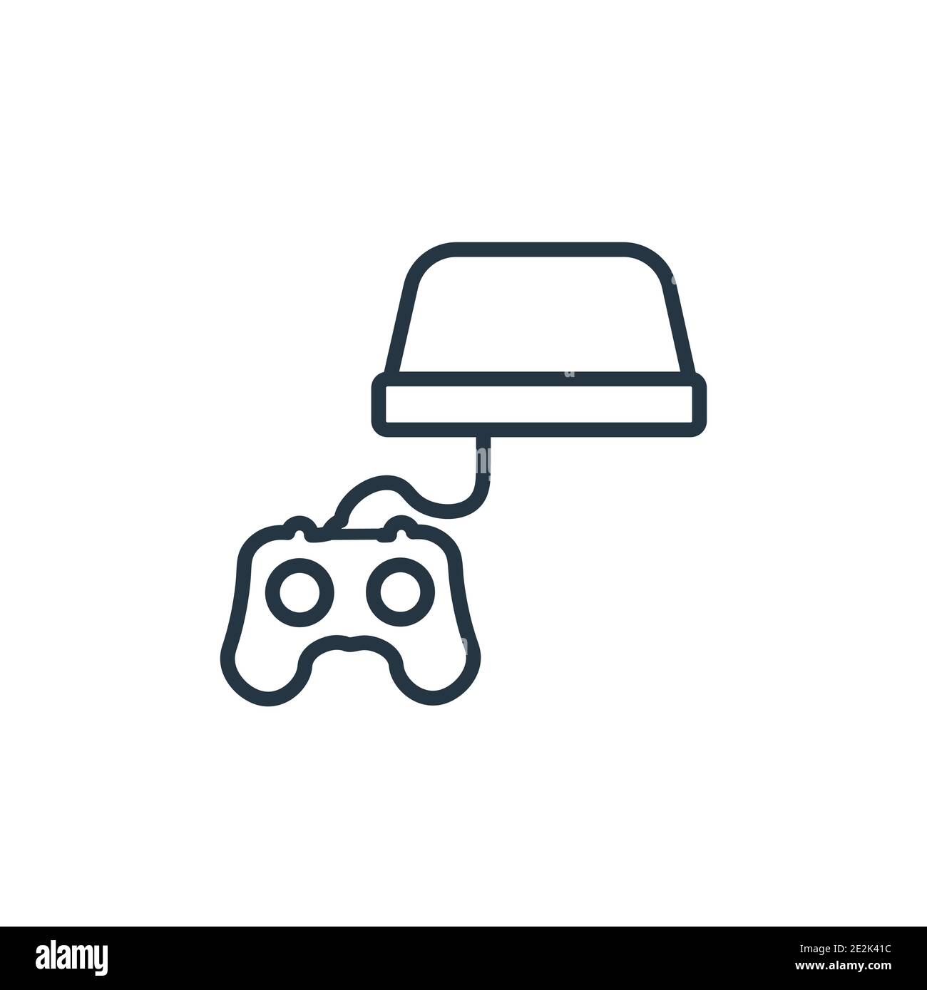 Icône de vecteur PlayStation Outline. Icône de PlayStation noire fine ...