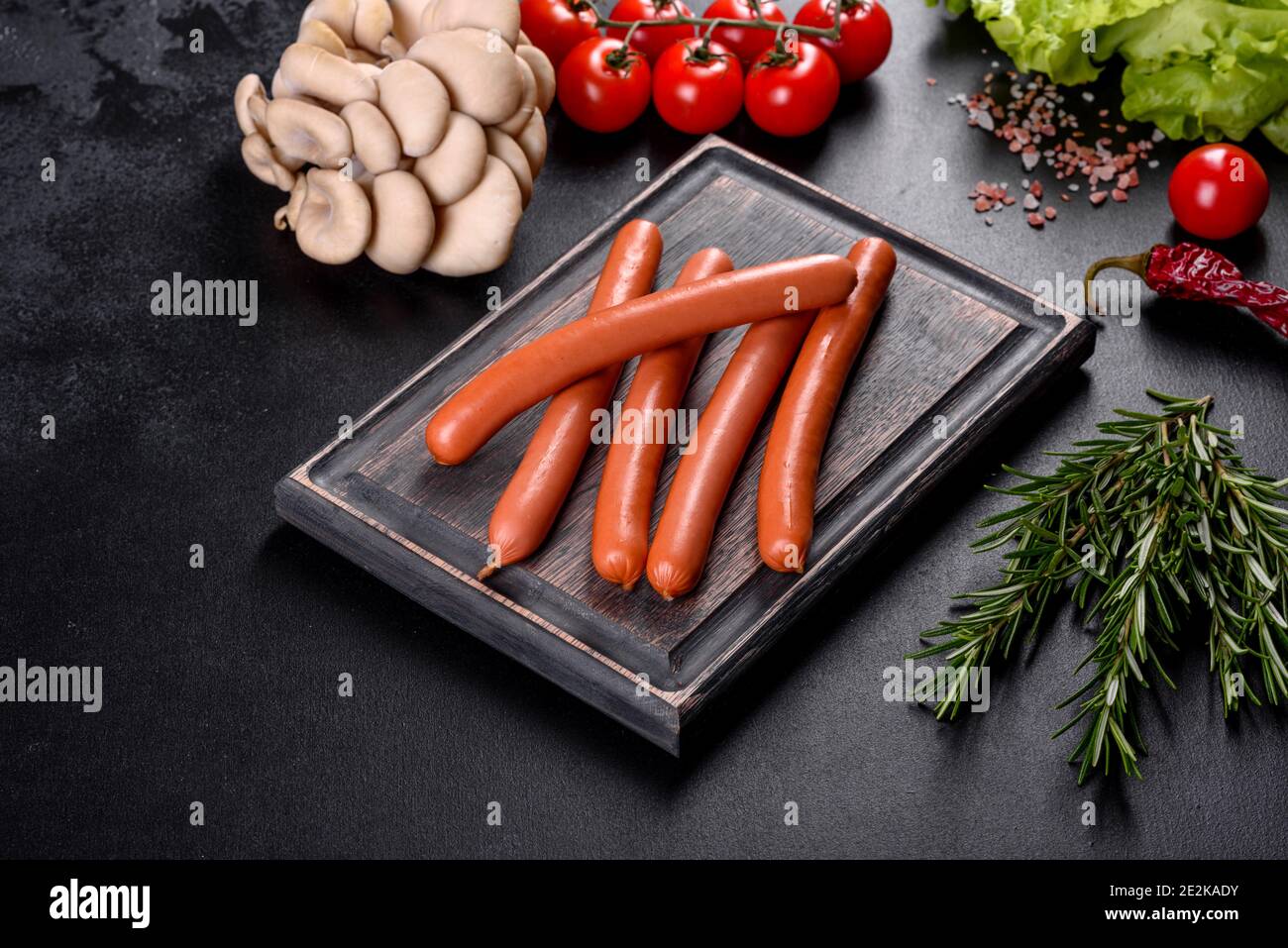 Saucisses Savoureuses Banque d'image et photos - Alamy
