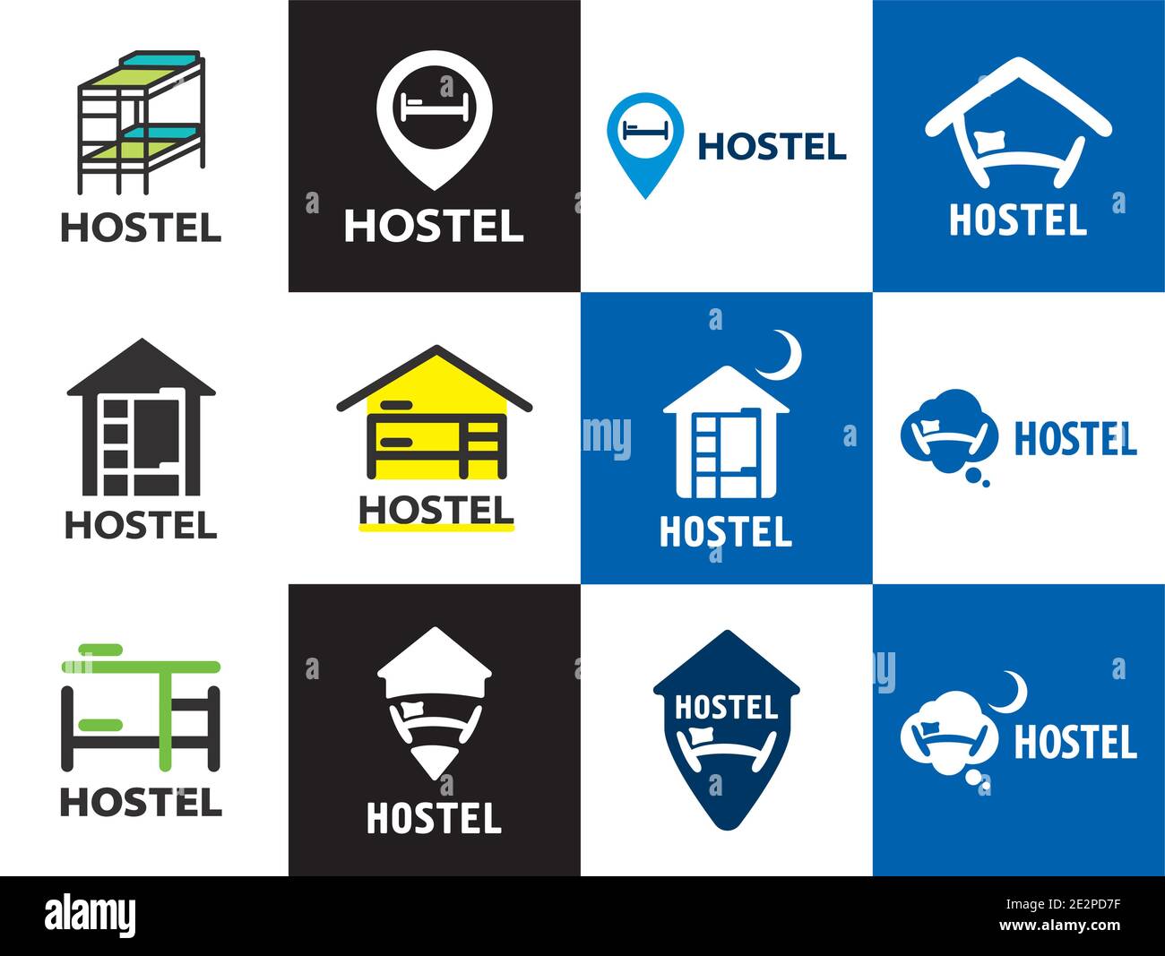 Capsule hotel Banque d'images vectorielles - Alamy