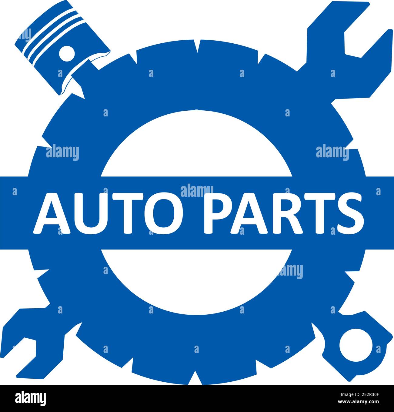 Logo magasin pièce de rechange voiture Banque de photographies et d ...