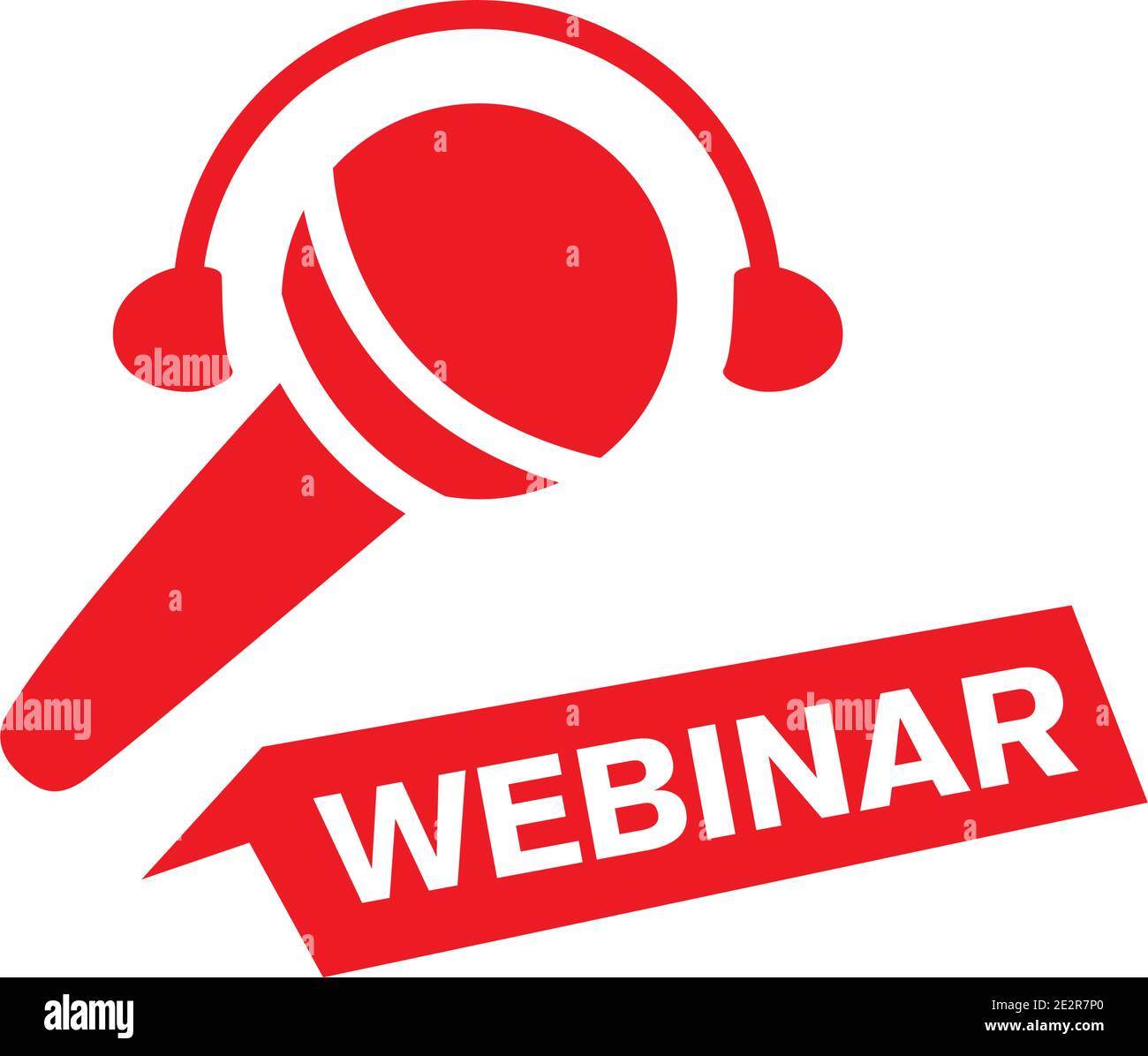 logo vector pour le webinaire en ligne et la conférence web Image ...