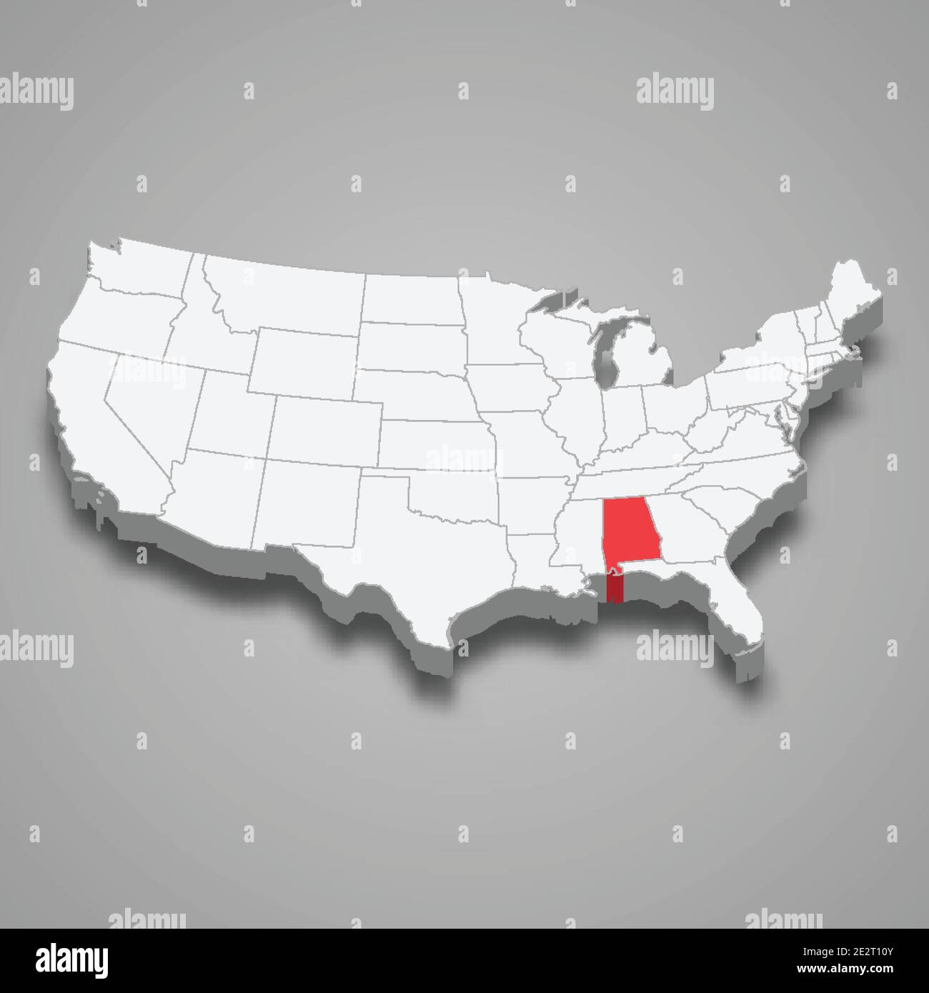 Map alabama county map usa Banque de photographies et d’images à haute ...