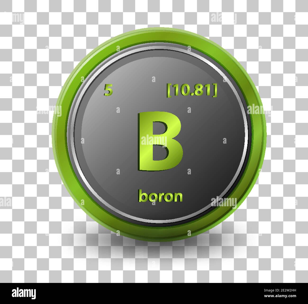 Boron atomic structure Banque d'images vectorielles - Alamy