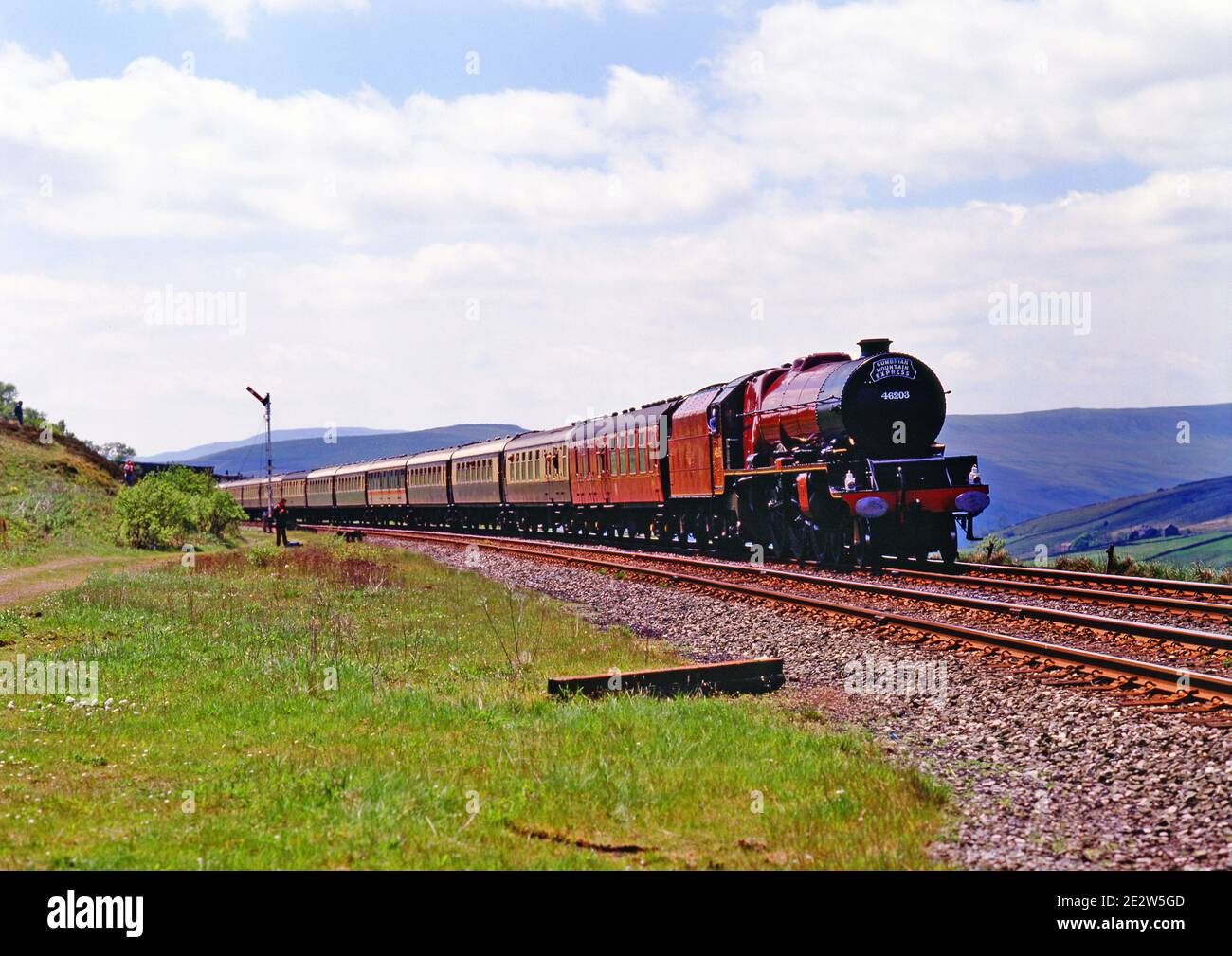Princess Class No 46203 Princess Margaret Rose à Garsdale, installez ...