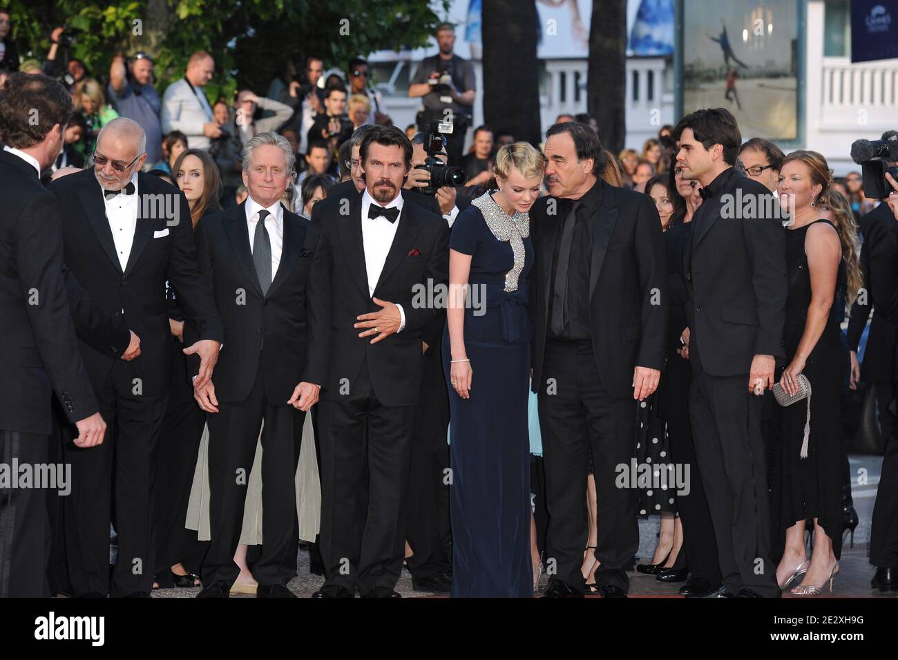 Les acteurs Shia LaBeouf, Michael Douglas, Frank Langella, Josh Brolin ...
