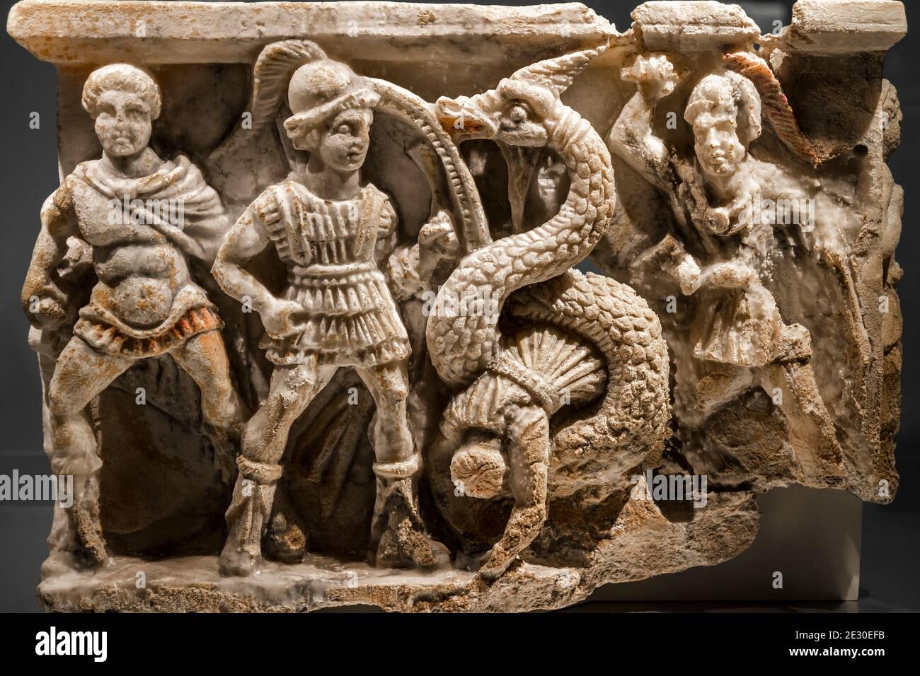 Medieval museum relief sculpture Banque de photographies et d’images à ...