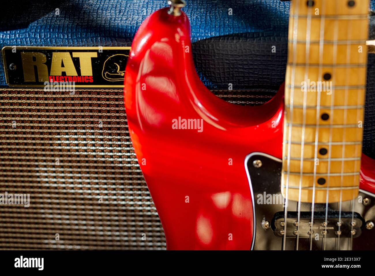 Fender stratocaster red Banque de photographies et d’images à haute ...