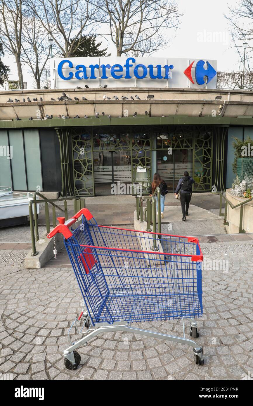 Logo carrefour hypermarket Banque de photographies et d’images à haute ...