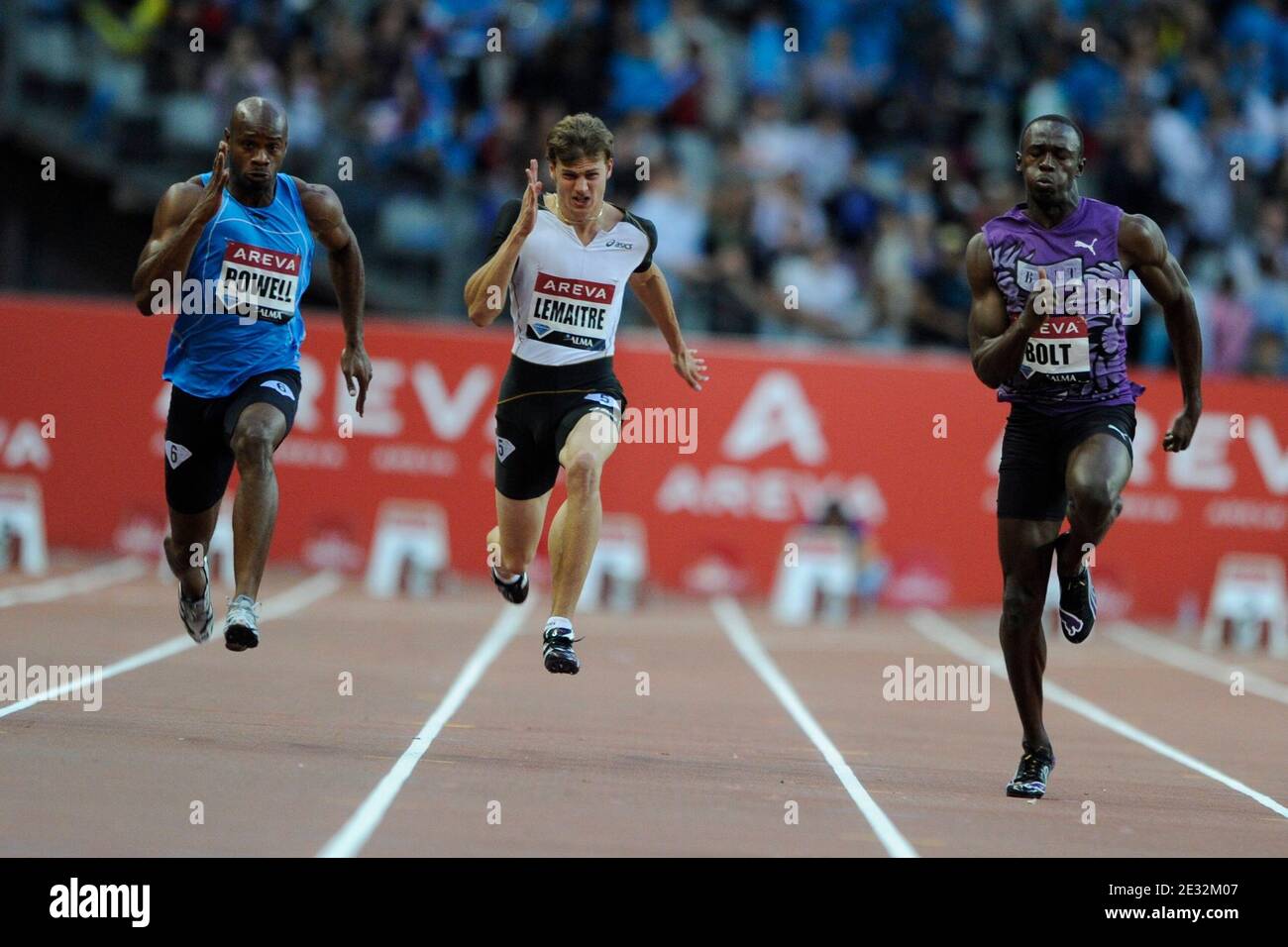 Jamaican sprinter asafa powell Banque de photographies et d’images à ...