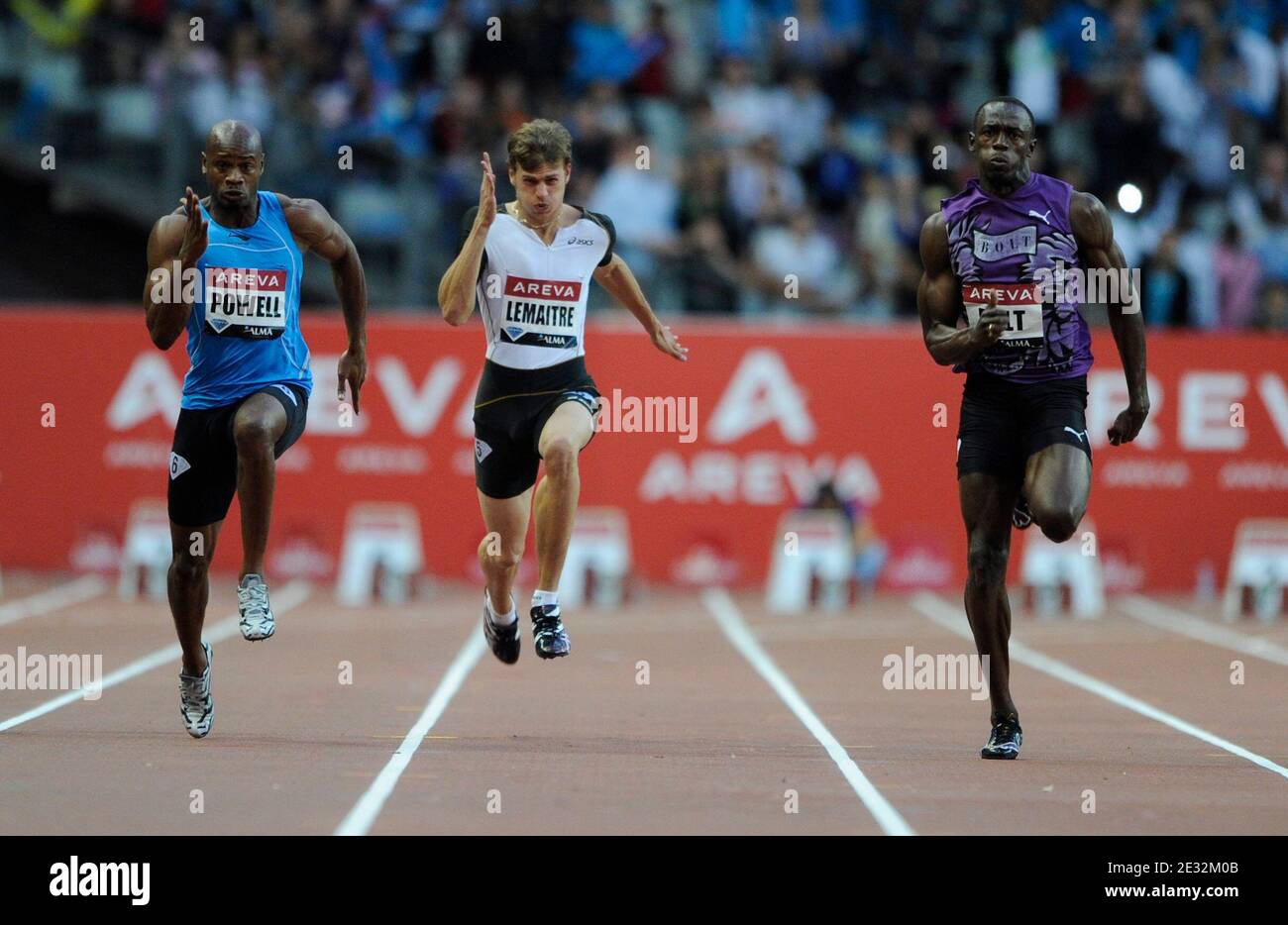 Jamaican sprinter asafa powell Banque de photographies et d’images à ...