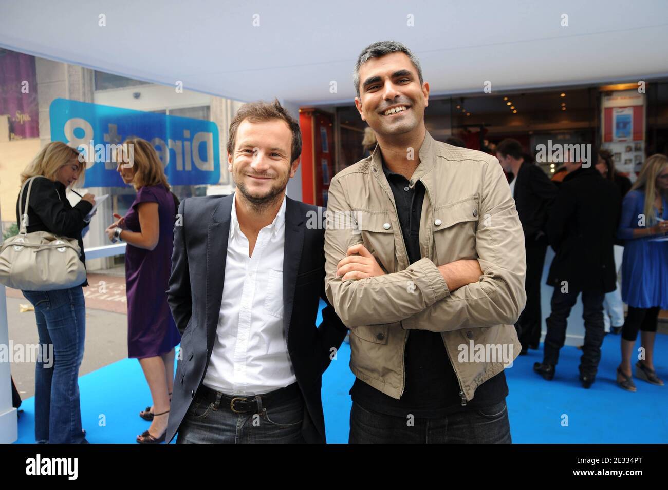 Jeremy Michalak et Alexandre dos Santos aka Zumeo arrivent à la ...