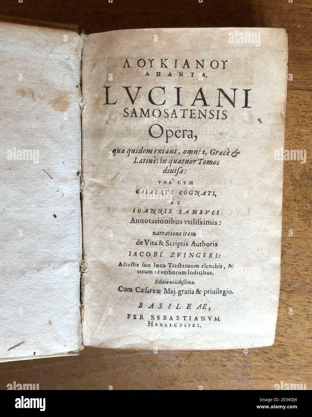 Lukian von samosata Banque de photographies et d’images à haute ...