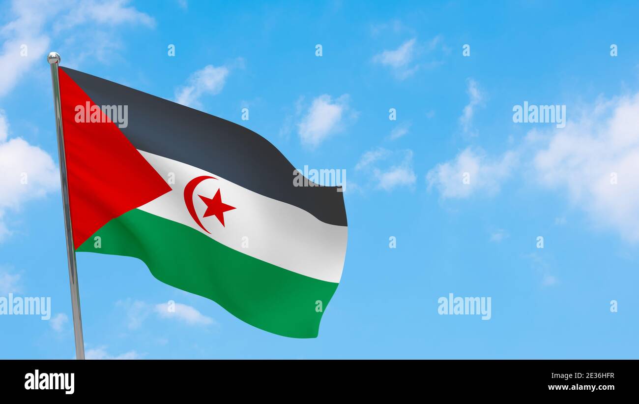 Drapeau sahraoui Banque de photographies et d’images à haute résolution ...