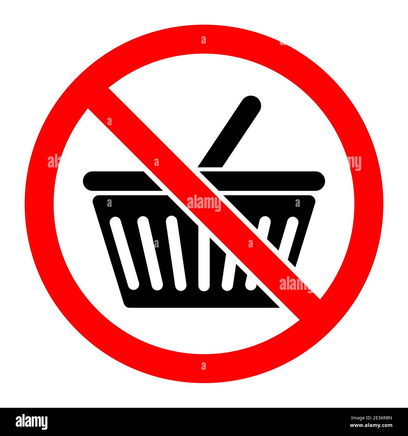 Interdit pictogramme magasin Banque d'image et photos - Alamy