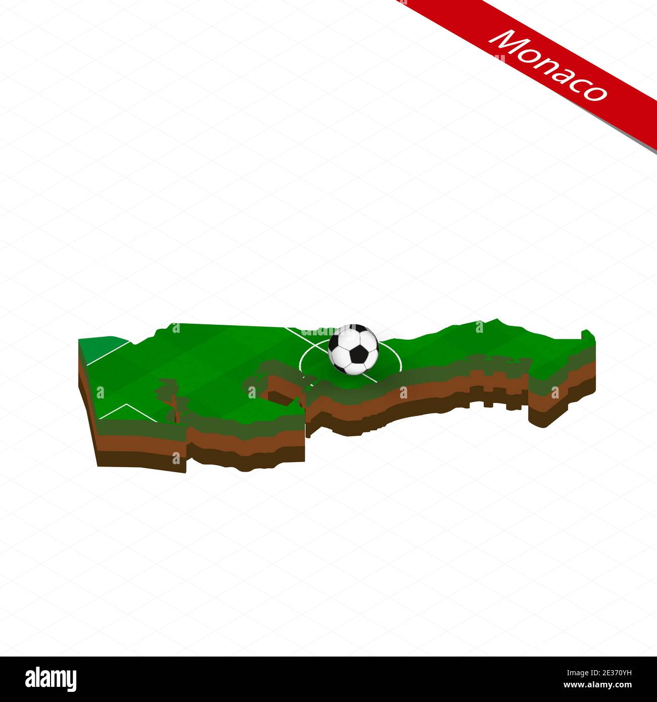 Map of monaco Banque d'images détourées - Alamy