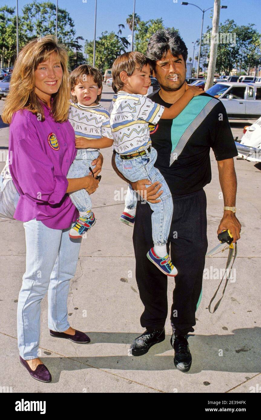 Erik Estrada avec deux fils Anthony Eric Estrada et Brandon Michael ...