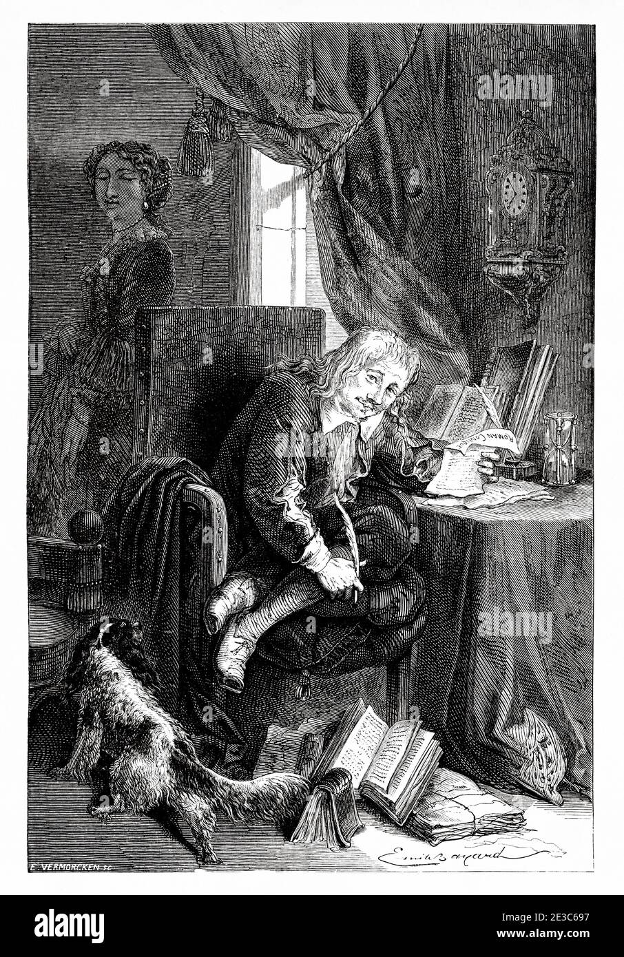 Paul Scarron (1610-1660) écrivain, poète, dramaturge et romancier ...