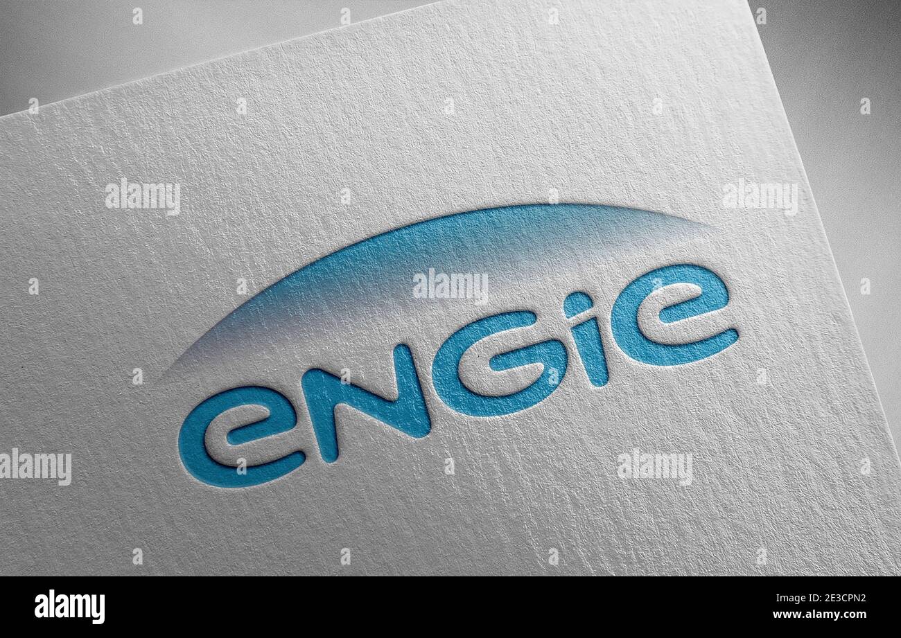 illustration de la texture du papier du logo engie Photo Stock - Alamy