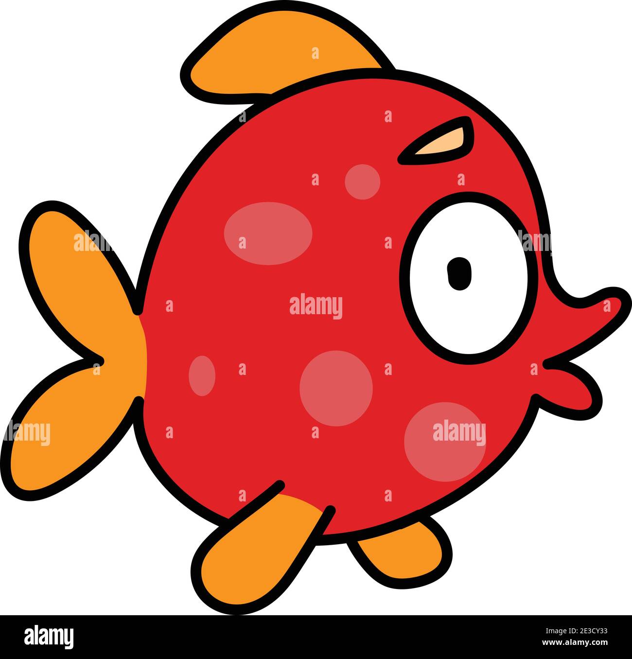 Joli dessin de poisson dessin vectoriel d'illustration Image ...