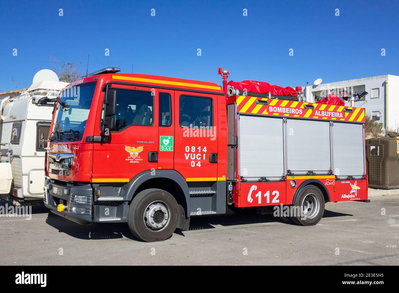 Camion de pompiers portugais Banque de photographies et d’images à ...