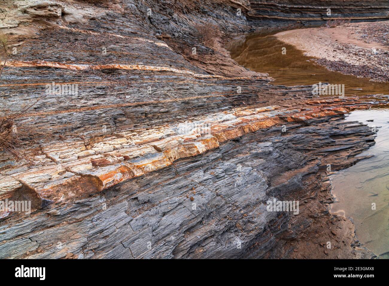 Sedimentary layer Banque de photographies et d’images à haute ...