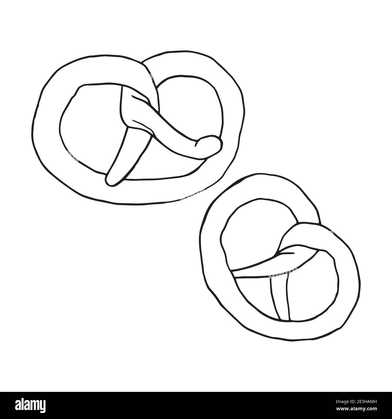 Pretzel vector vectors Banque de photographies et d’images à haute ...