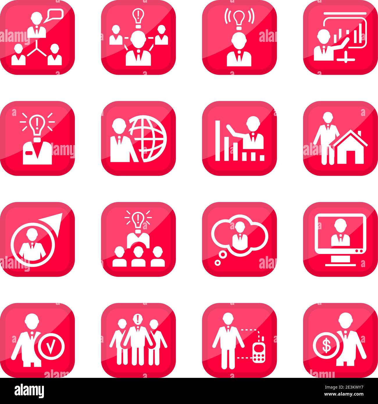 Pictogramme ressources humaines Banque d'images vectorielles - Alamy