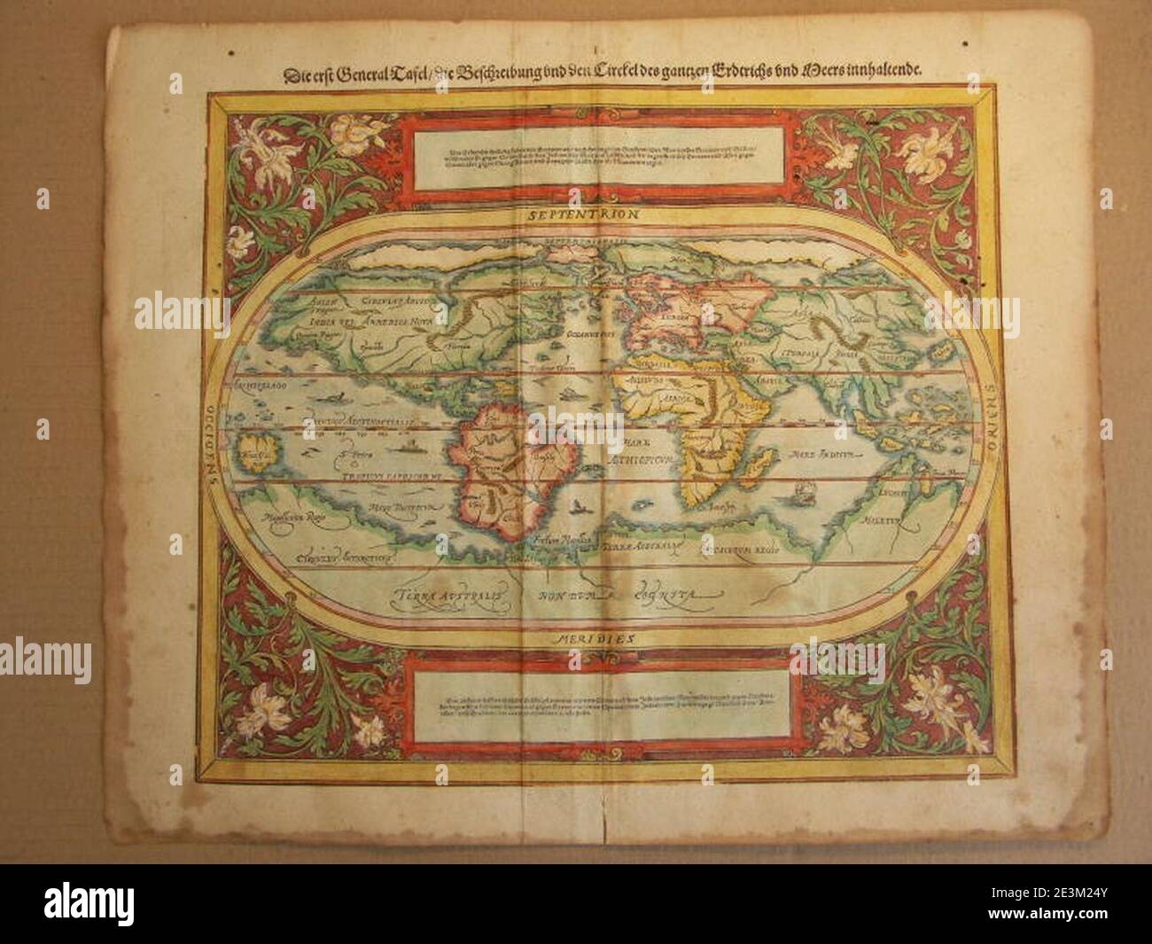 Carte du monde (1600 Photo Stock - Alamy