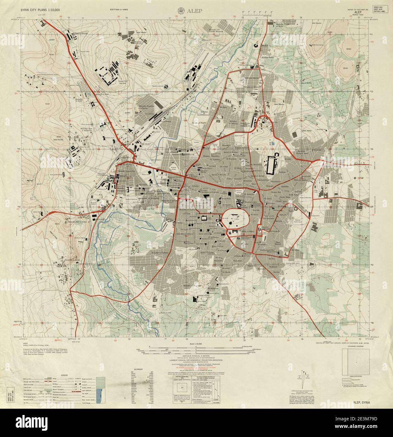 Map of aleppo Banque de photographies et d’images à haute résolution ...