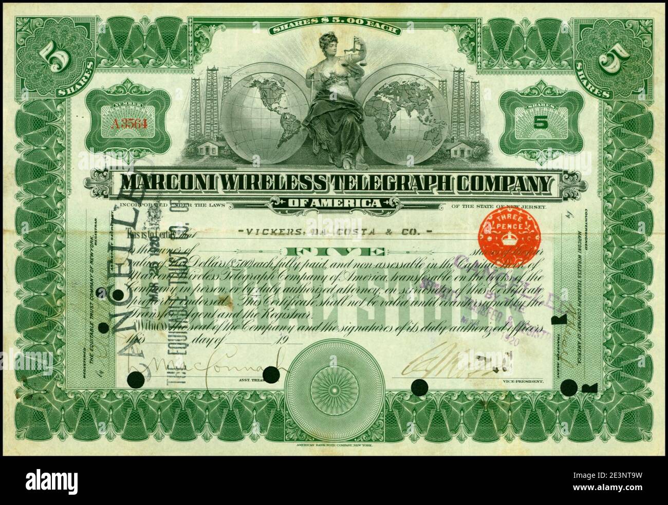 Télégraphe sans fil Banque de photographies et d’images à haute ...