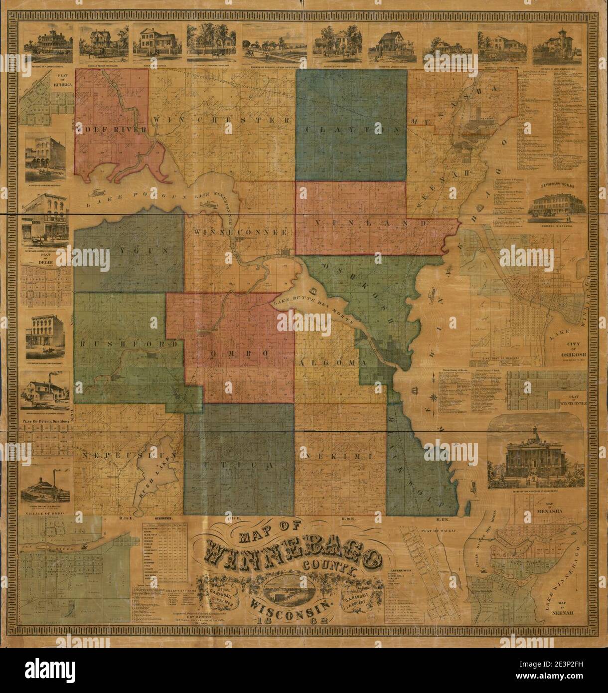 Mappa di winnebago Banque de photographies et d’images à haute ...