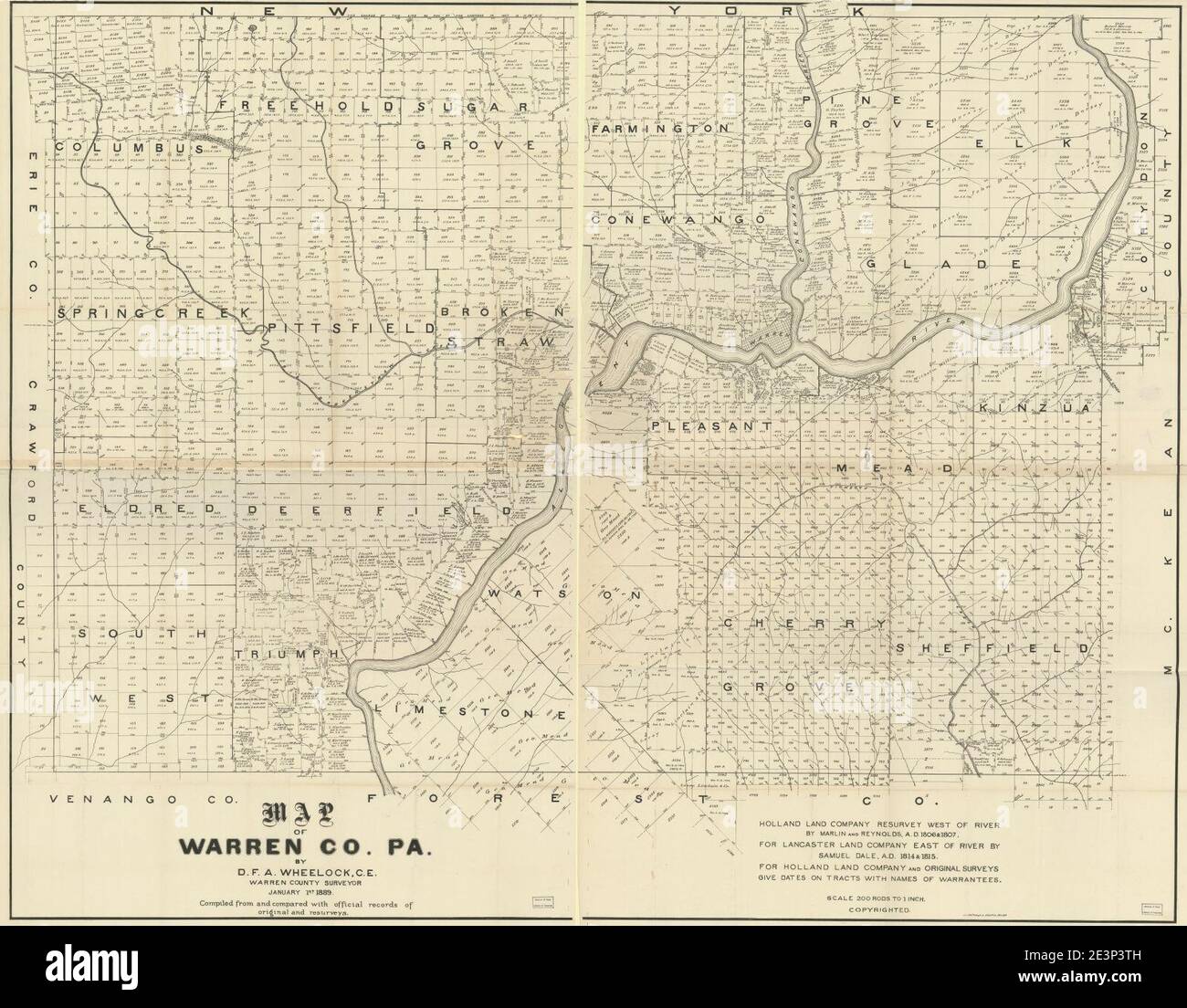 Carte de warren Banque de photographies et d’images à haute résolution ...