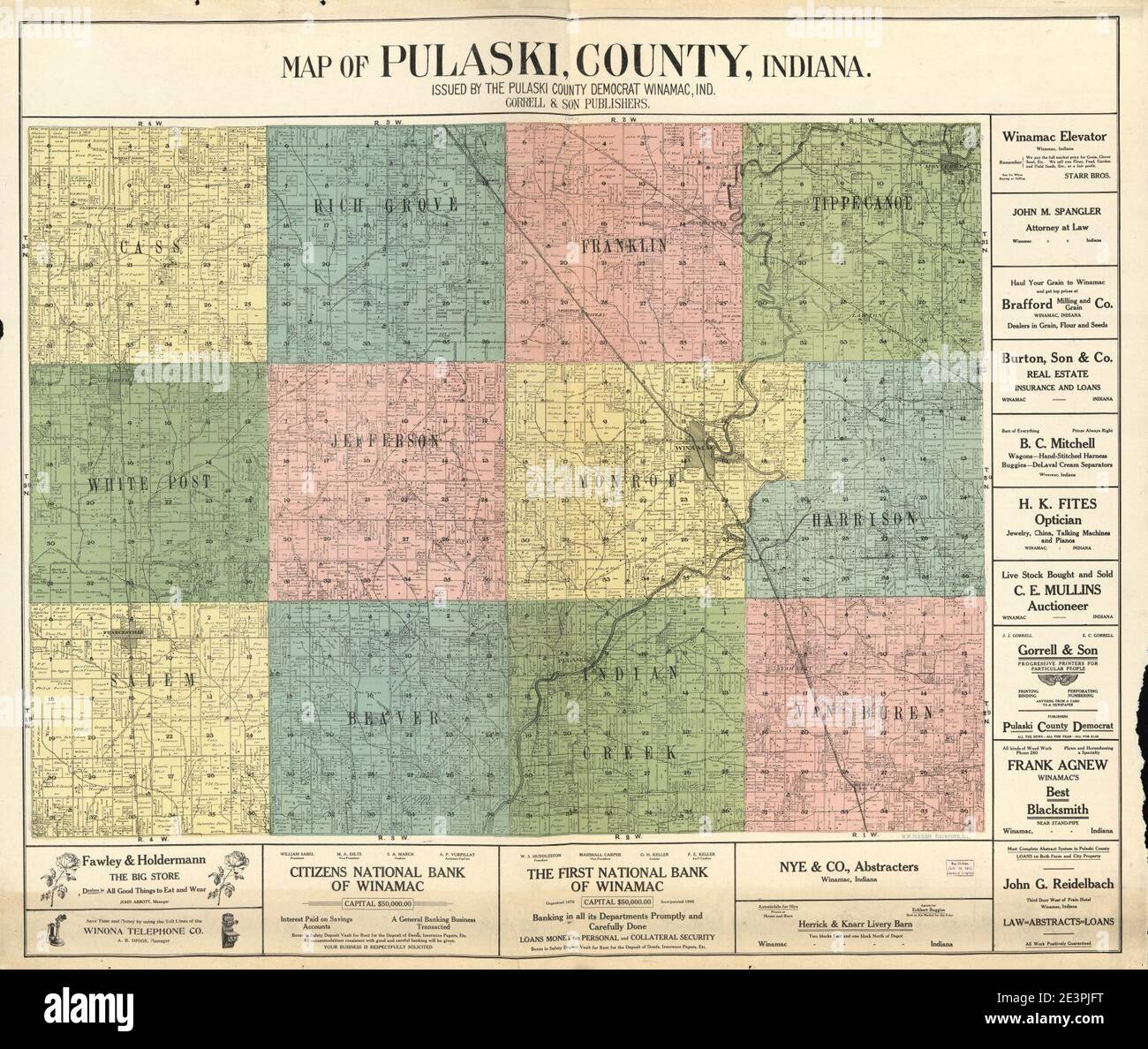 Mappa di pulaski Banque de photographies et d’images à haute résolution ...