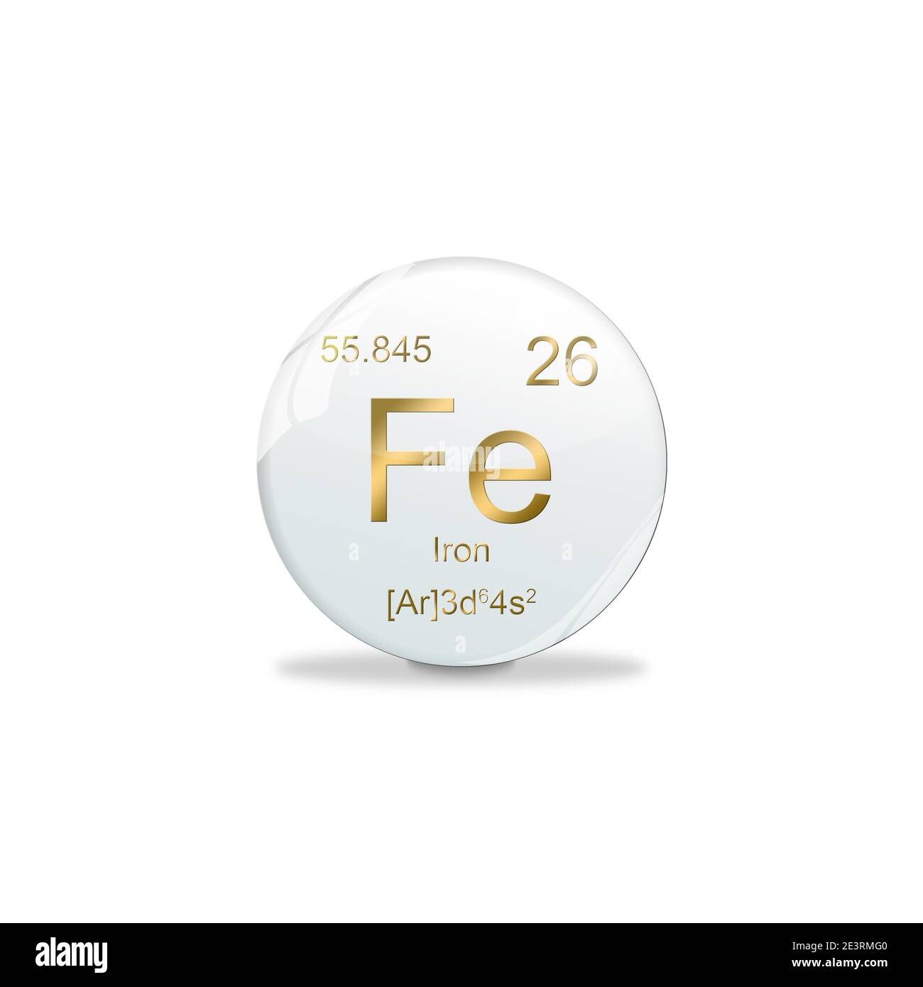 Symbole chimique fe Banque de photographies et d’images à haute ...