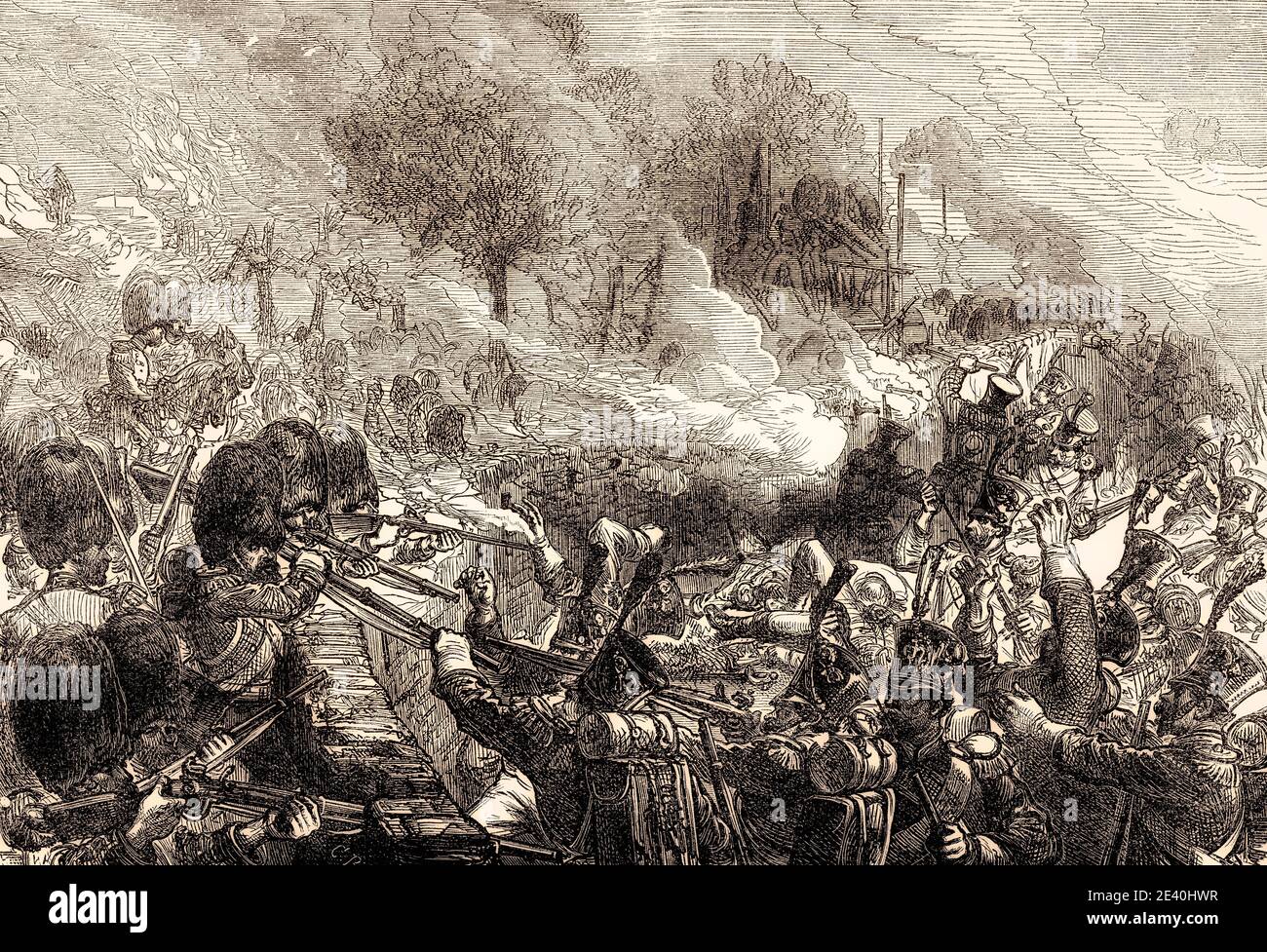 Hougoumont battle of waterloo Banque de photographies et d’images à ...