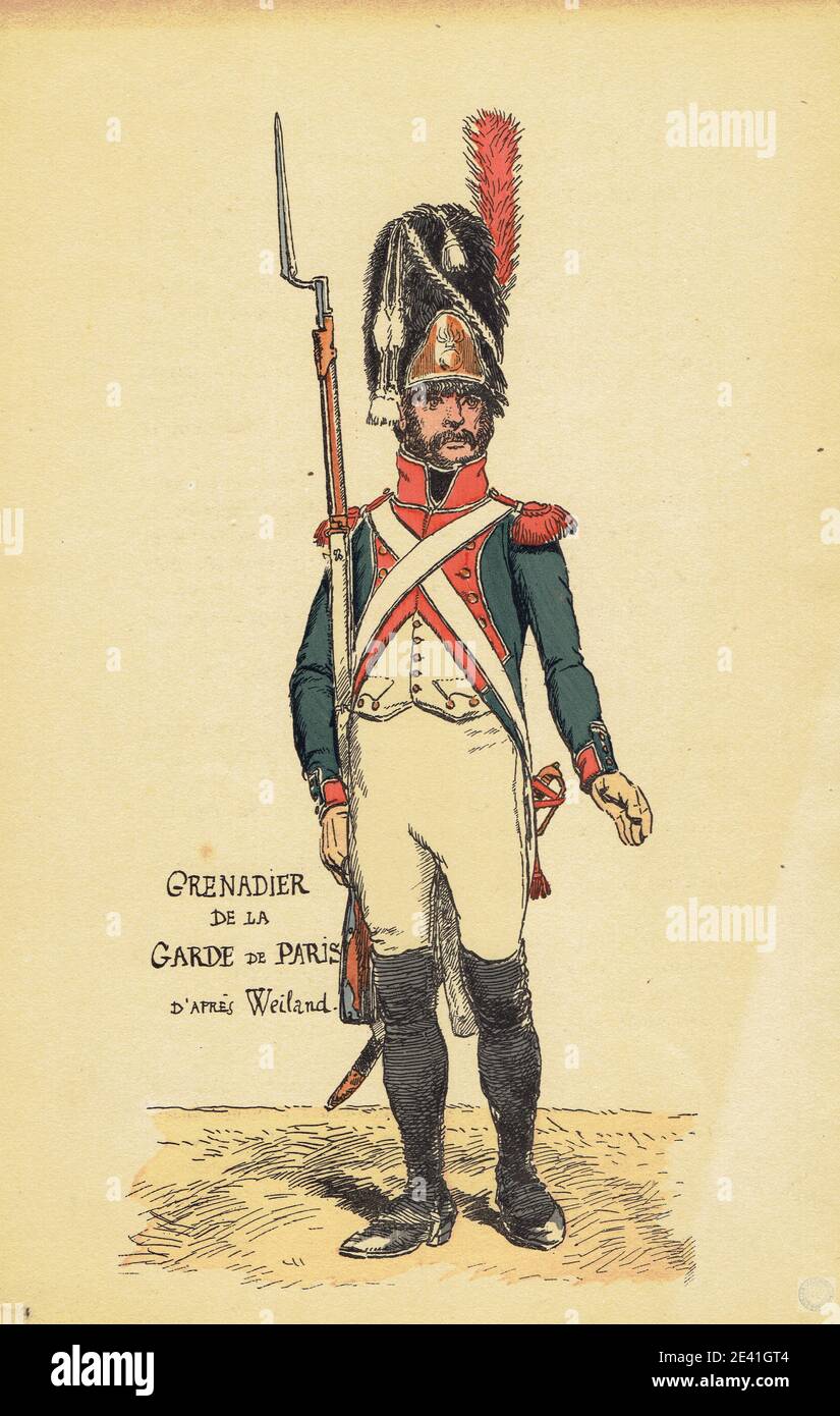 Grenadier révolution française Banque de photographies et d’images à ...