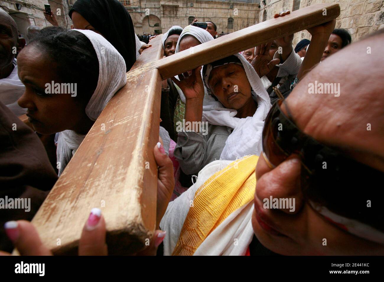 Via dolorosa jesus route crucifixion Banque de photographies et d ...