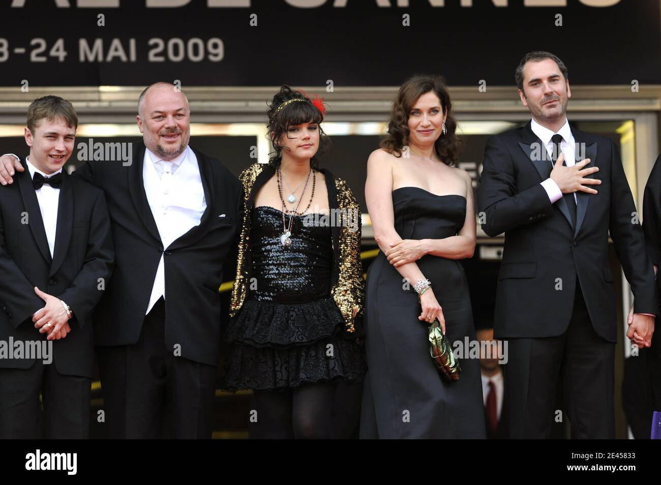 Les acteurs français Vincent Rottiers, Brice Fournier, Soko, Emmanuelle ...