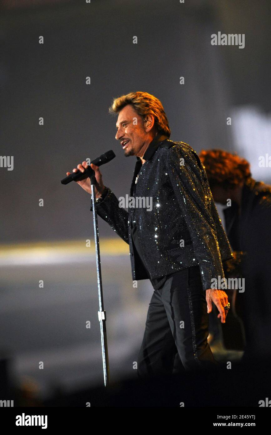Johnny hallyday concert stade de france Banque de photographies et d ...