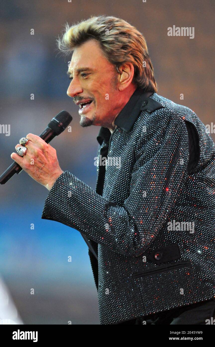 Johnny hallyday concert stade de france Banque de photographies et d ...