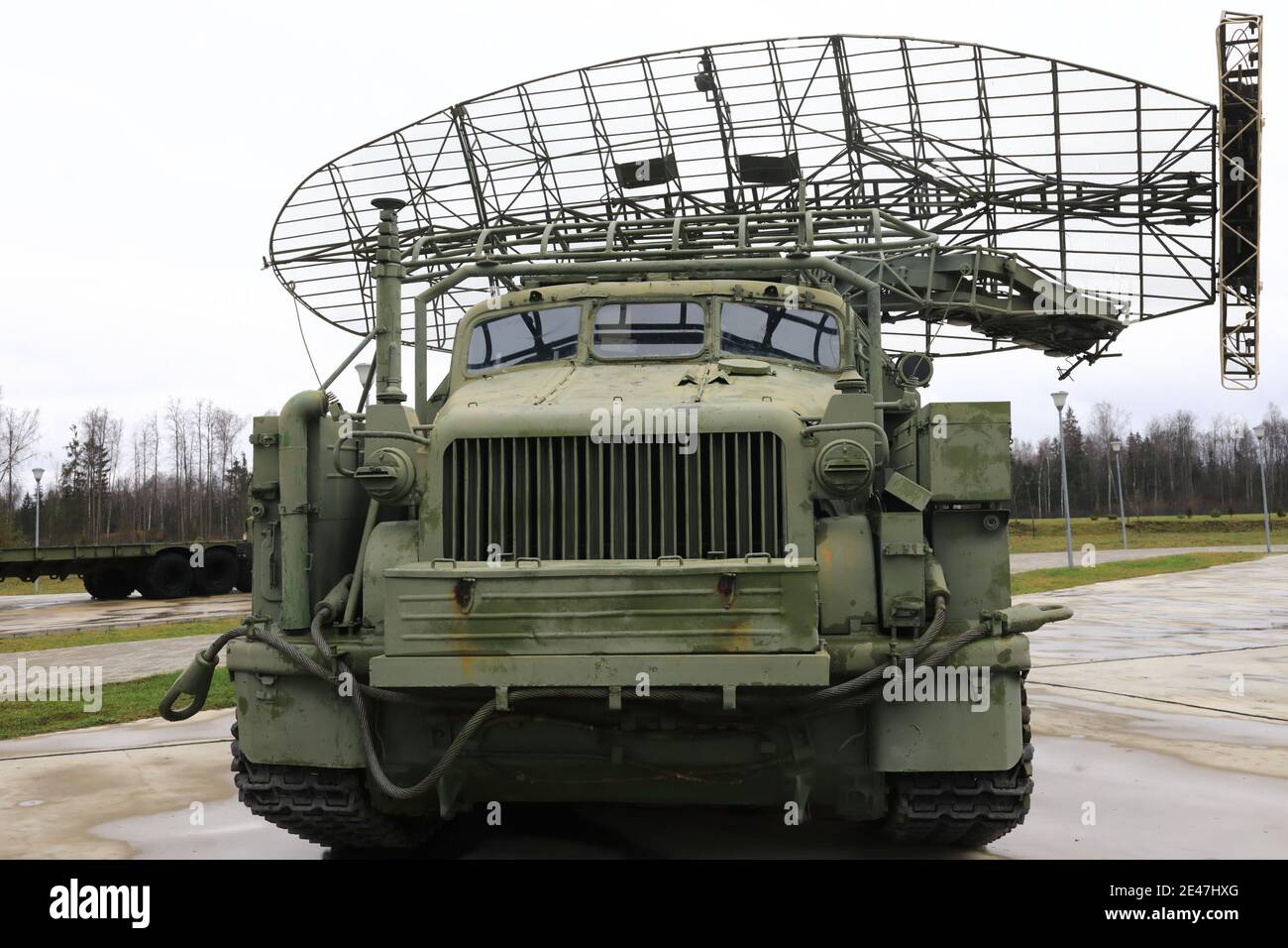 Détails de la station radar militaire long Track P-40, Russie Photo ...