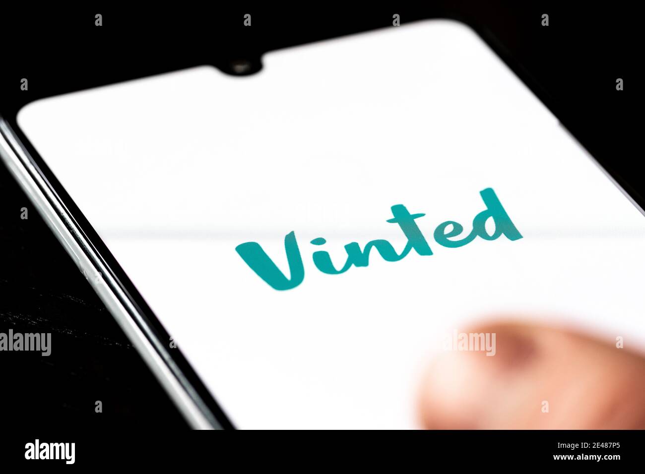 Vinted logo Banque de photographies et d’images à haute résolution - Alamy
